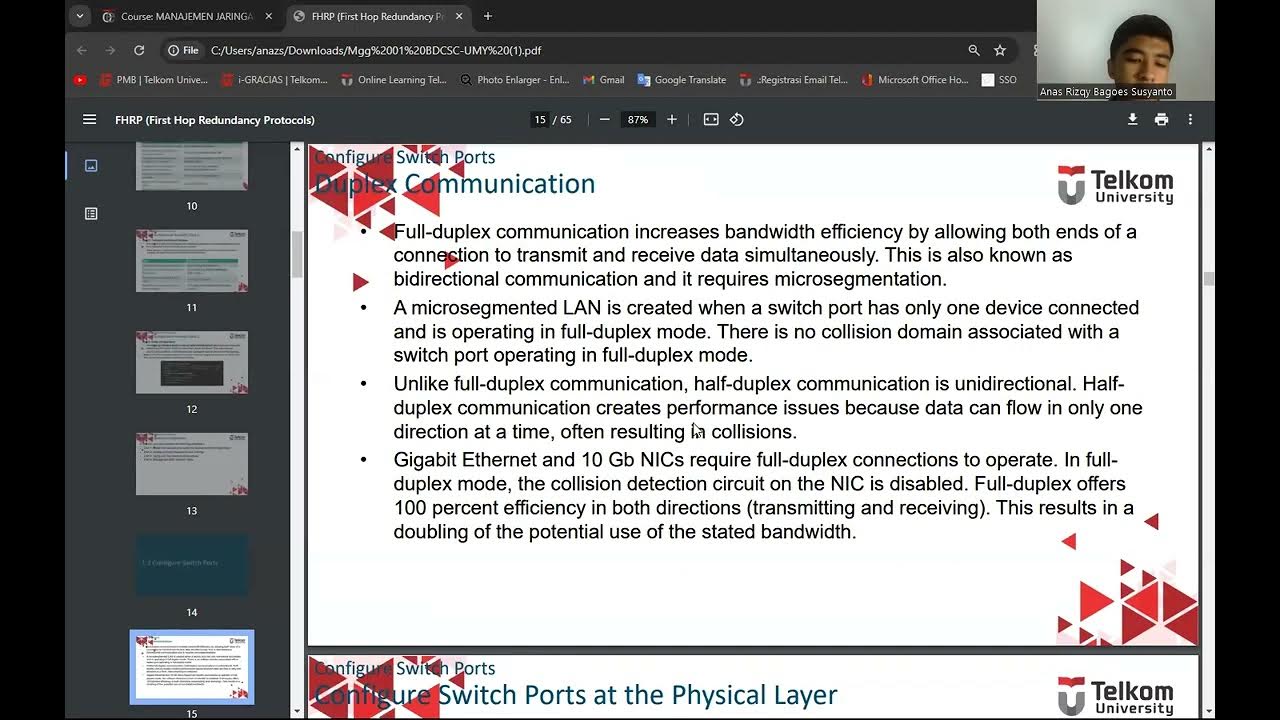 Materi 1 : Basic Device Configuration & Switching Concepts - Manjarkom week 3 Kelompok X SI4607 ...