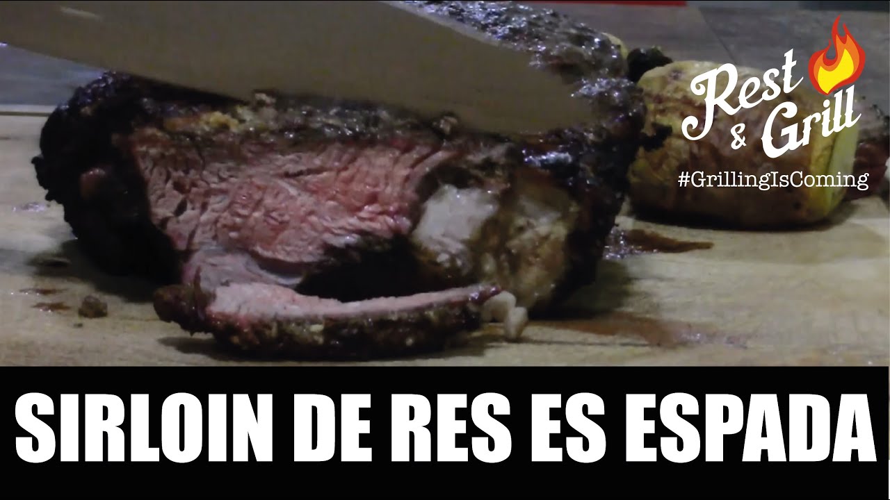 Como preparar SIRLOIN DE RES 👌 En Espada Brasileña / Se armó la Carnita ...
