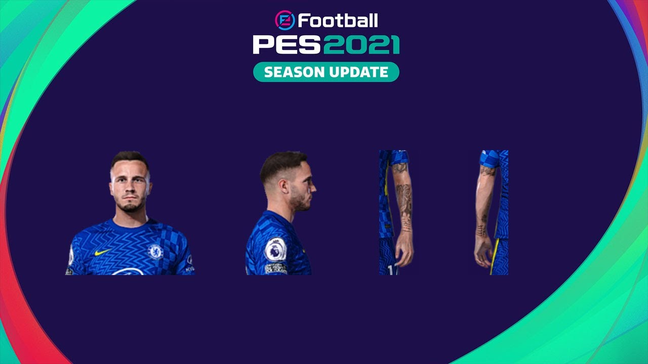 Saúl + Tattoo 100% convertido do FIFA 22 Compatível com todos Patchs ...