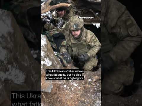 This Is the Life of Ukrainian Soldiers on the Frontline #warinukraine