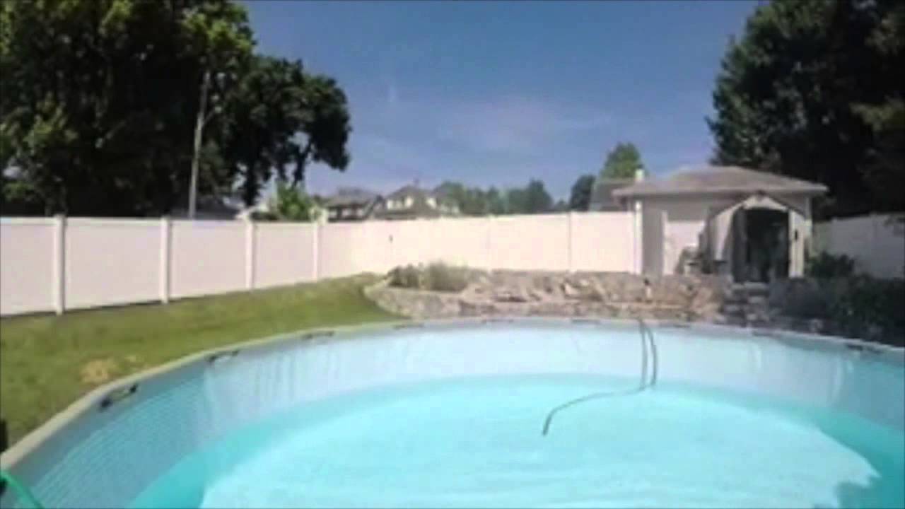 Polar Bear Plunge Intex Easy Up Pool 2015 - YouTube