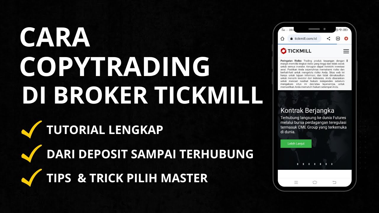 Cara Copy Master Trading Di Broker Tickmill | Copytrading Tickmill - YouTube