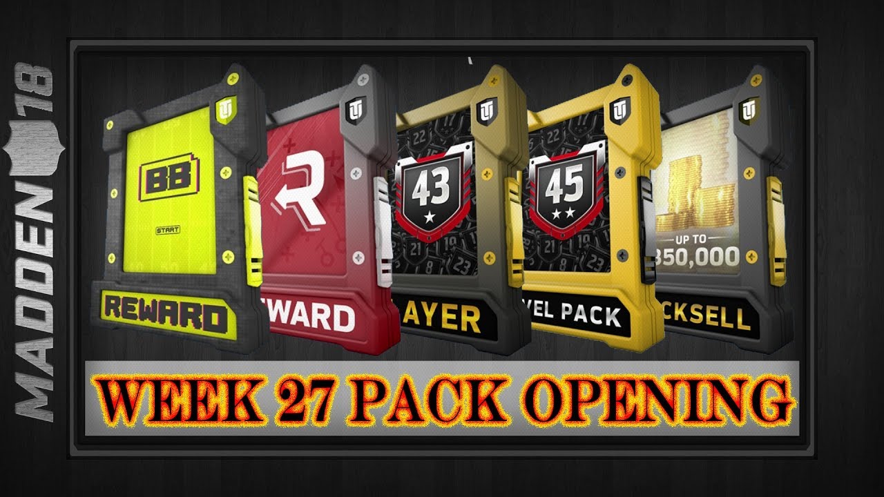 Madden 18 | PACK OPENING ALL BOSS BATTLE & NFL REPLAY PACKS | 43 & 45 ...