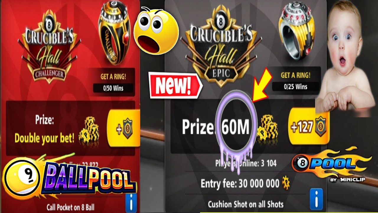 New 8 Ball Pool - Crucible Hall 8 Ball & 9 Ball Pool Latest Magical ...