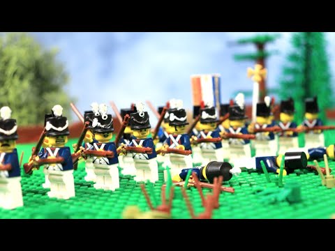 LEGO HISTORY NAPOLEONIC WARS - BATTLE OF WATERLOO animation part 3 ...