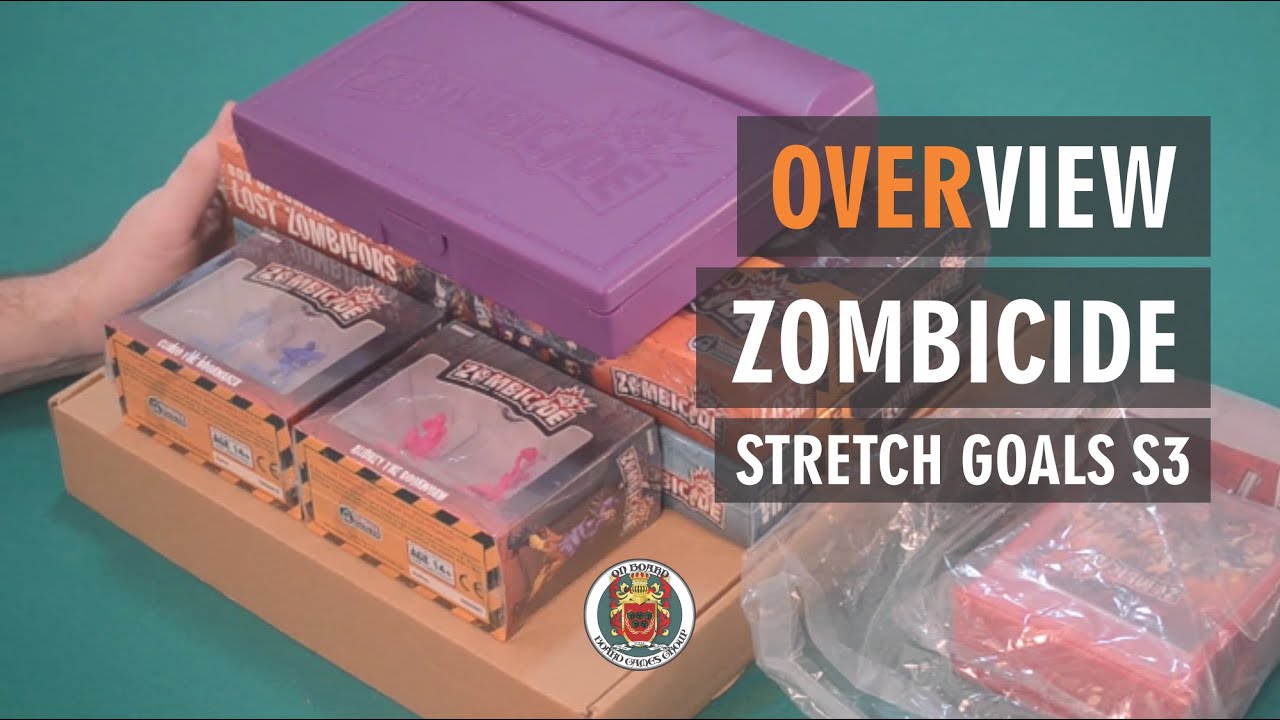 OverView: Zombicide Stretch Goals do Kickstarter (itens adicionais ...