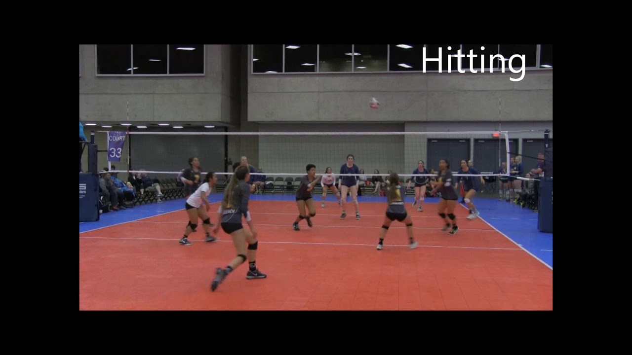 Volleyball Form, Examples of good control and power at 5'6". - YouTube