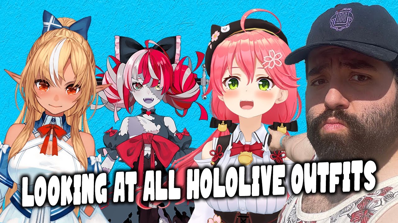 Let's Look & React At ALL Hololive Vtuber Outfits! - YouTube