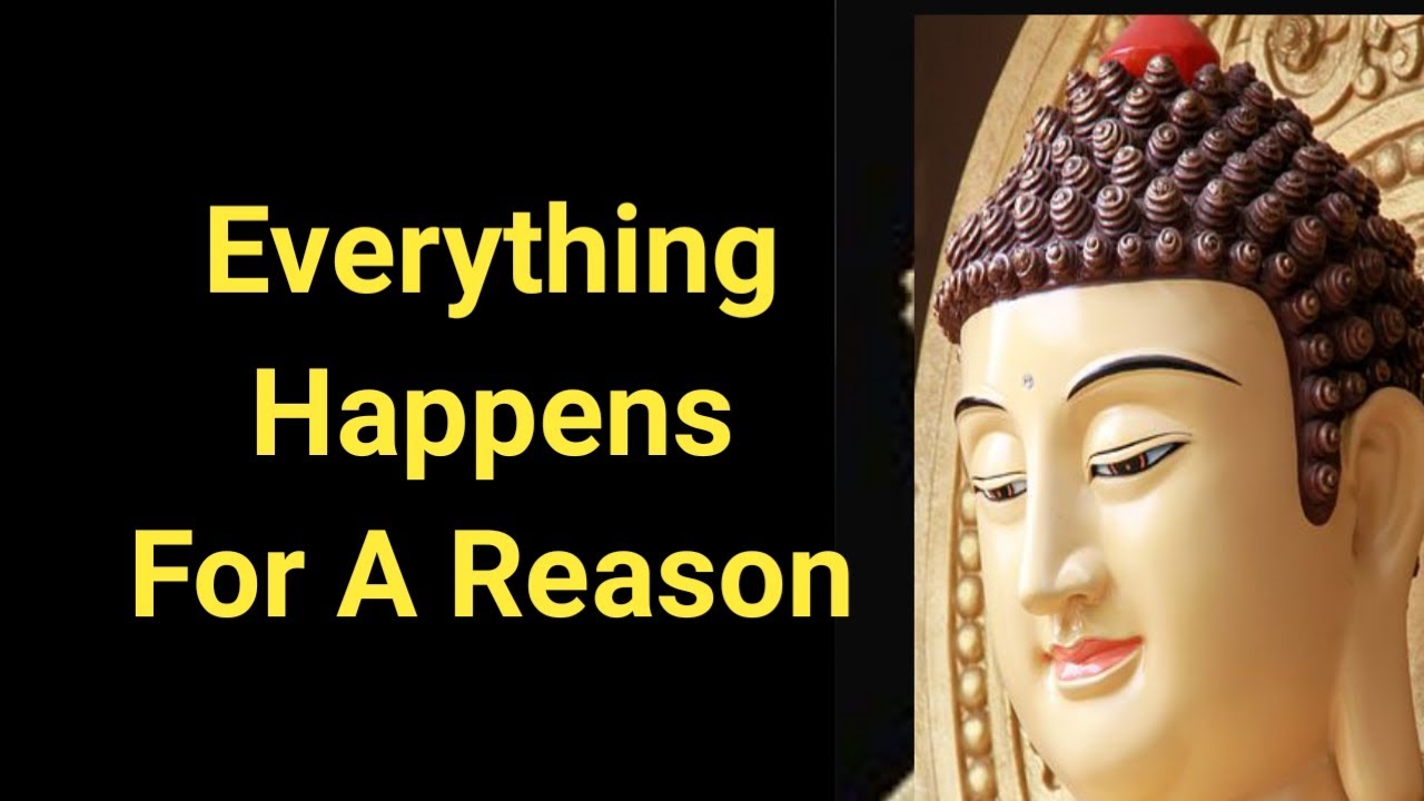 Everything Happens For A Reason. Motivational Wisdom Quotes On Positive ...