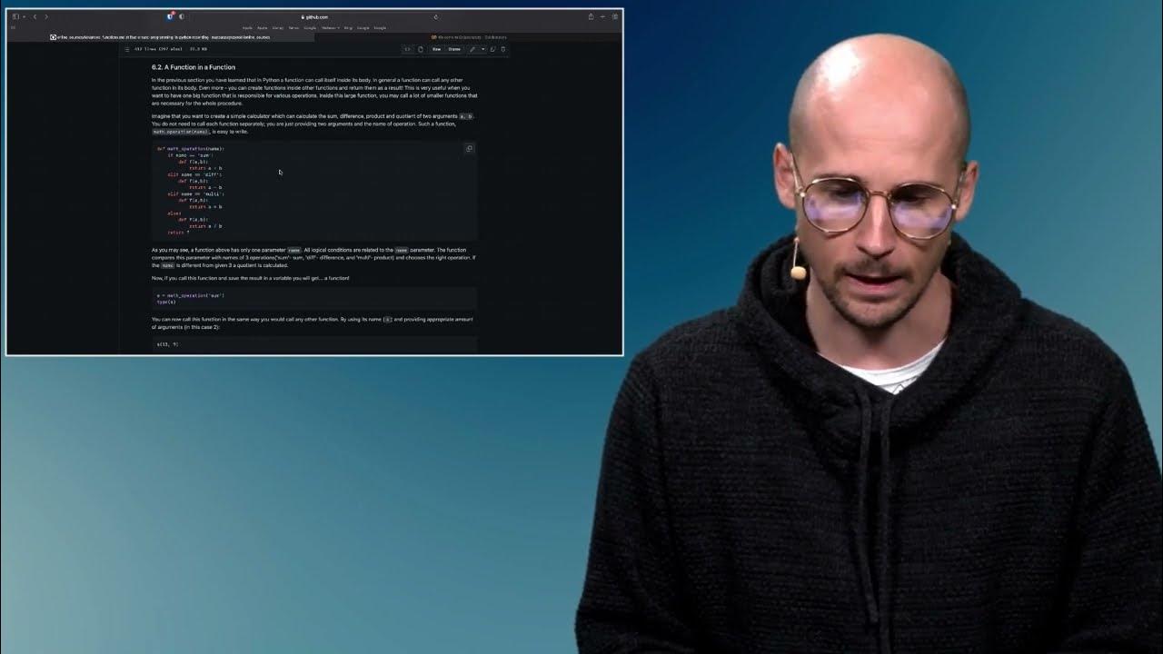 Advanced Functions Functions Inside Other Functions Python Youtube