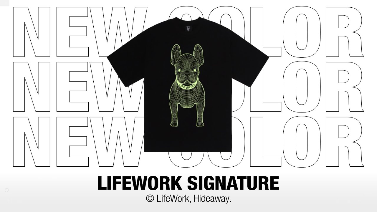 LIFEWORK SIGNATURE T-SHIRTS - YouTube