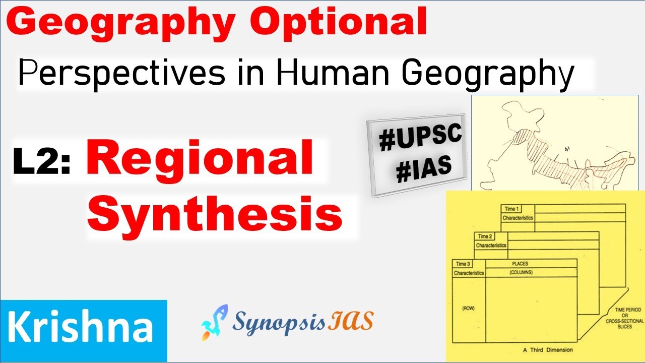 Geography Optional Regional Synthesis in Human Geography | Perspectives ...