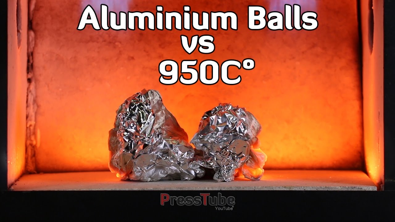 Different Aluminium Balls vs Gas Torch Oven - YouTube