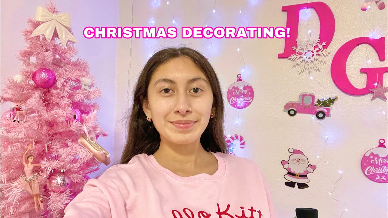 ASMR~Decorating my PINK Christmas Tree!! 🎀🎄🩰 - YouTube