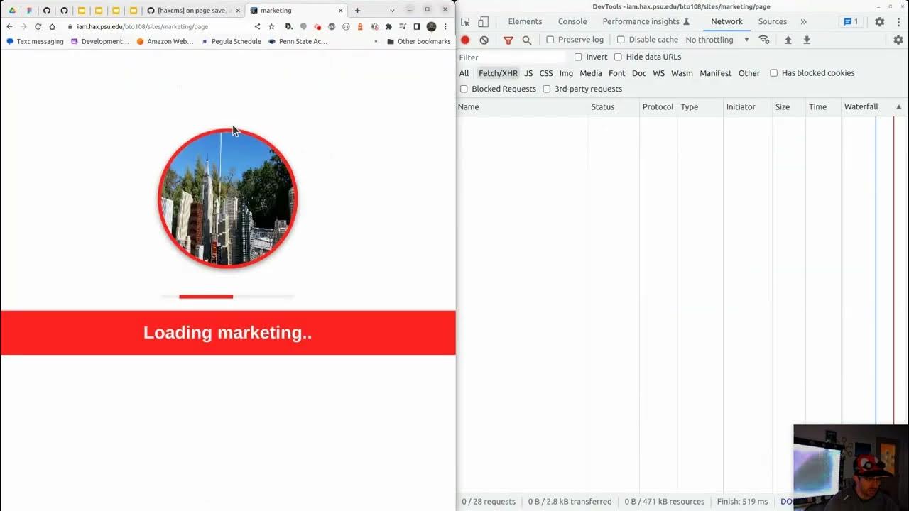 Live Code Process: fixing a new issue in HAXcms - YouTube