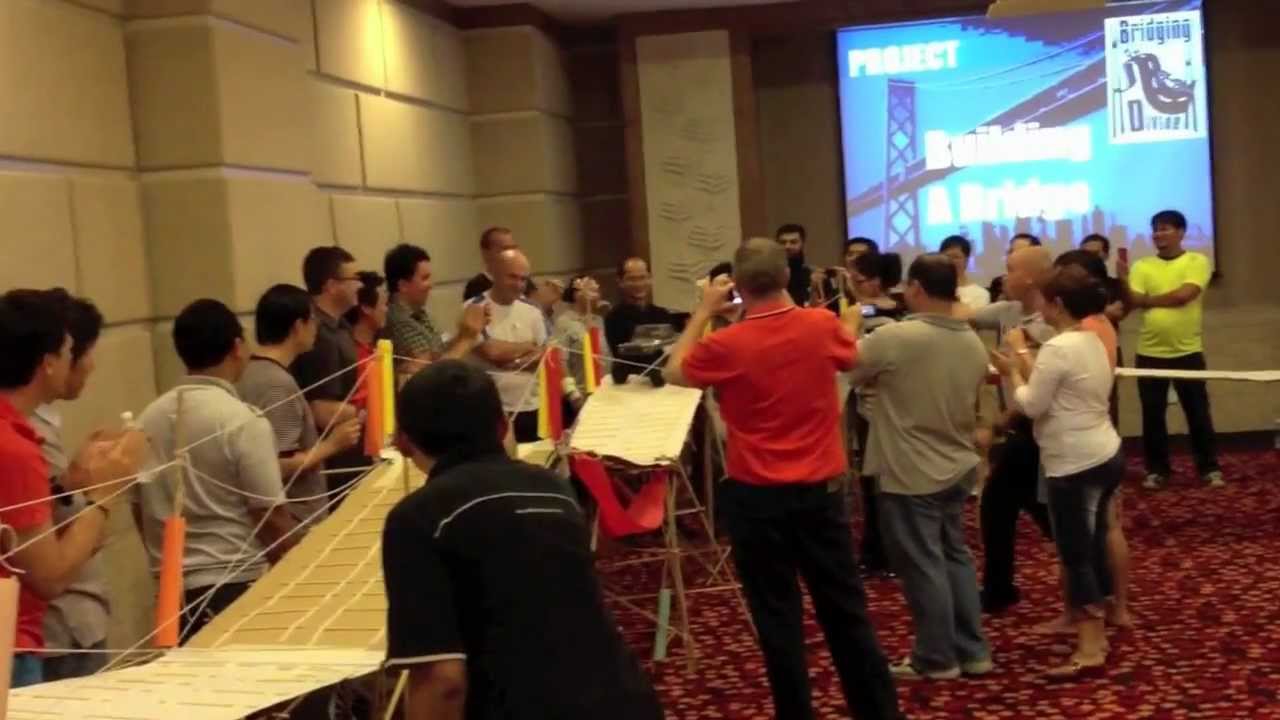 Team Building - Project Building A Bridge(5th July 2012) - YouTube