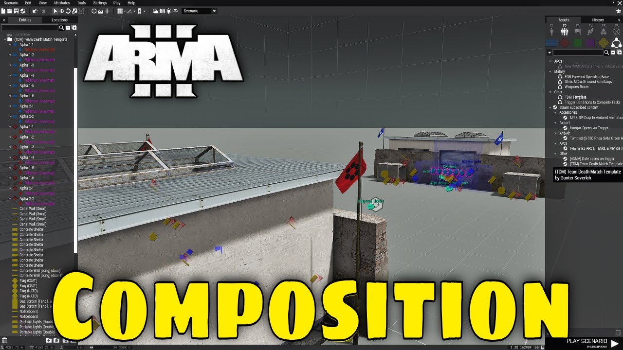 Use this Composition to add more functionality in your own Arma 3 Team ...