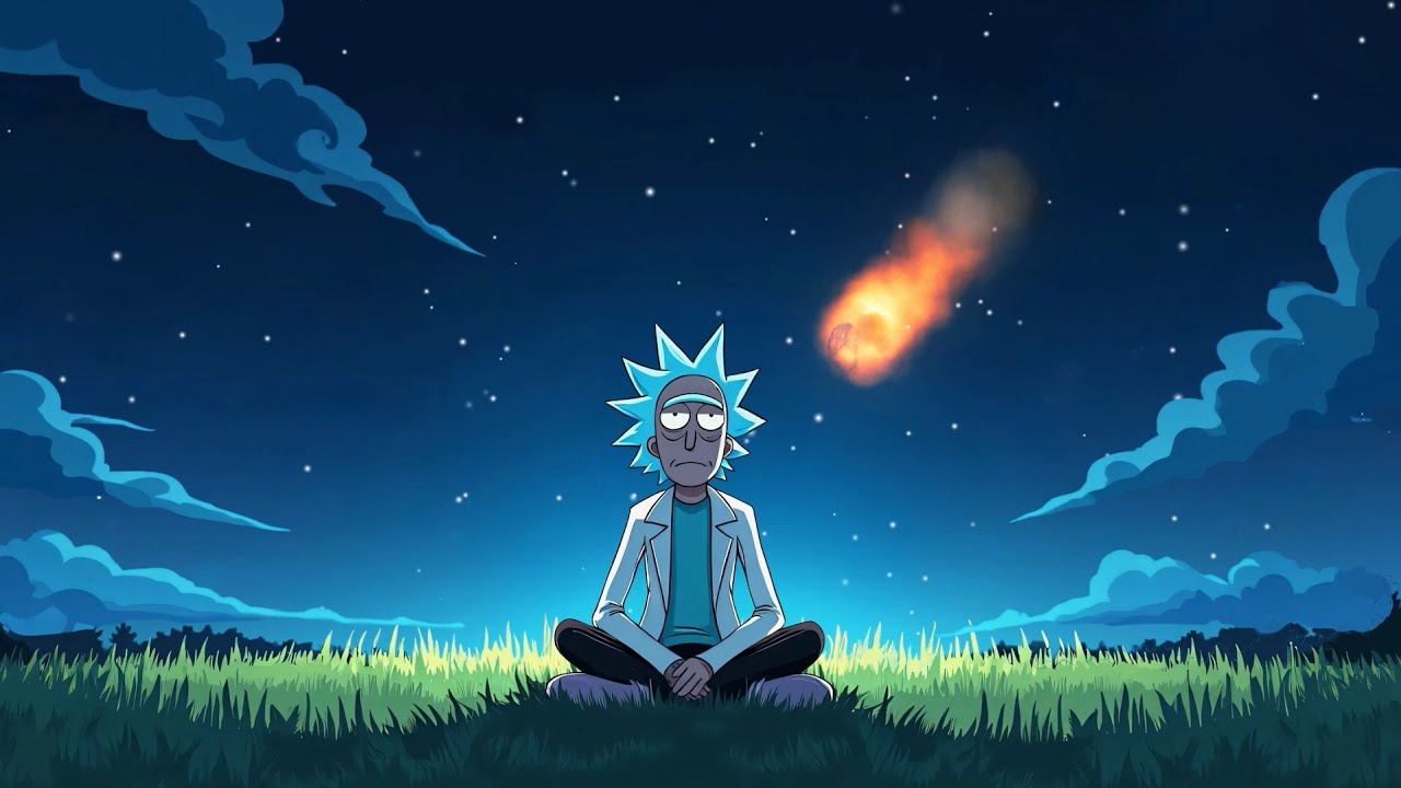 🔥Meteor Nights with Rick 🌠 | Lonely Lofi Hip Hop for Late Thoughts ...