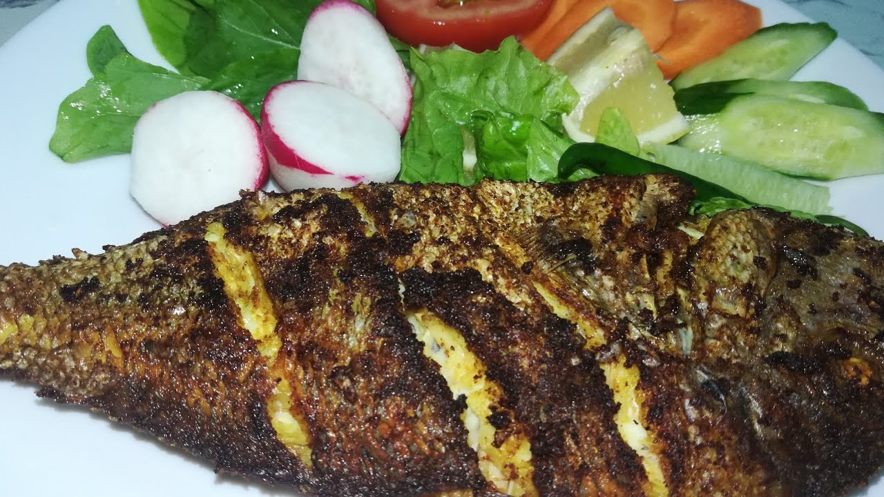 HOW TO COOK/FRY FISH ARABIC STYLE//FISH MASALA //FISH TIKKA//SENS ...