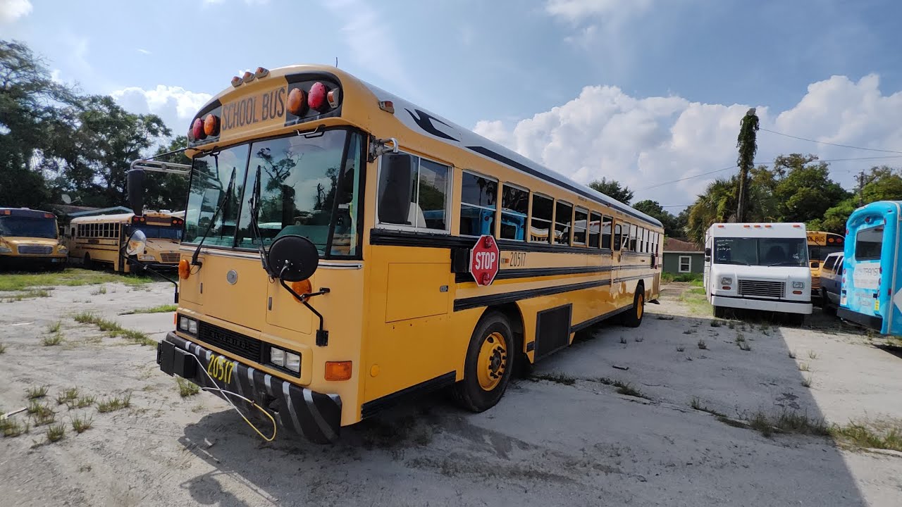 2007 Blue Bird All American 40FT School Bus W/ 8.3 Cummins Engine - YouTube