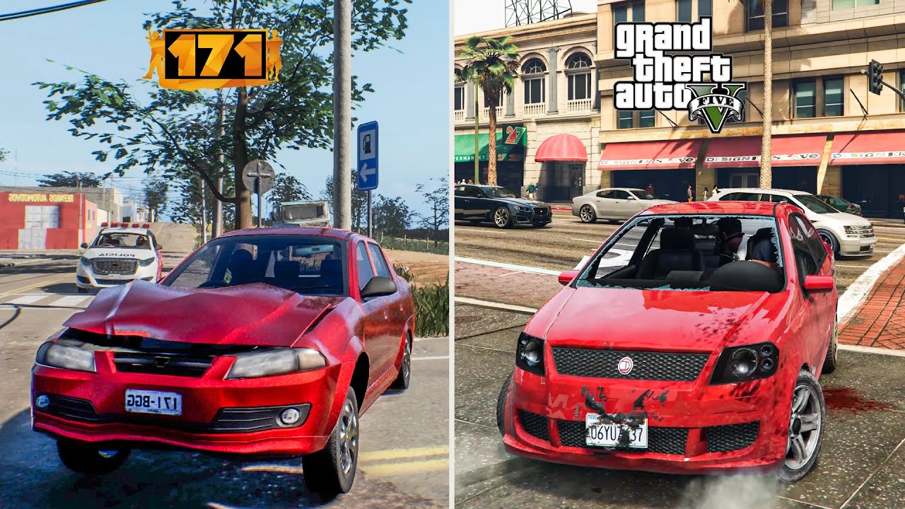 GTA V vs 171 (Brazilian GTA) Direct Comparison - Small Game Studio Can ...