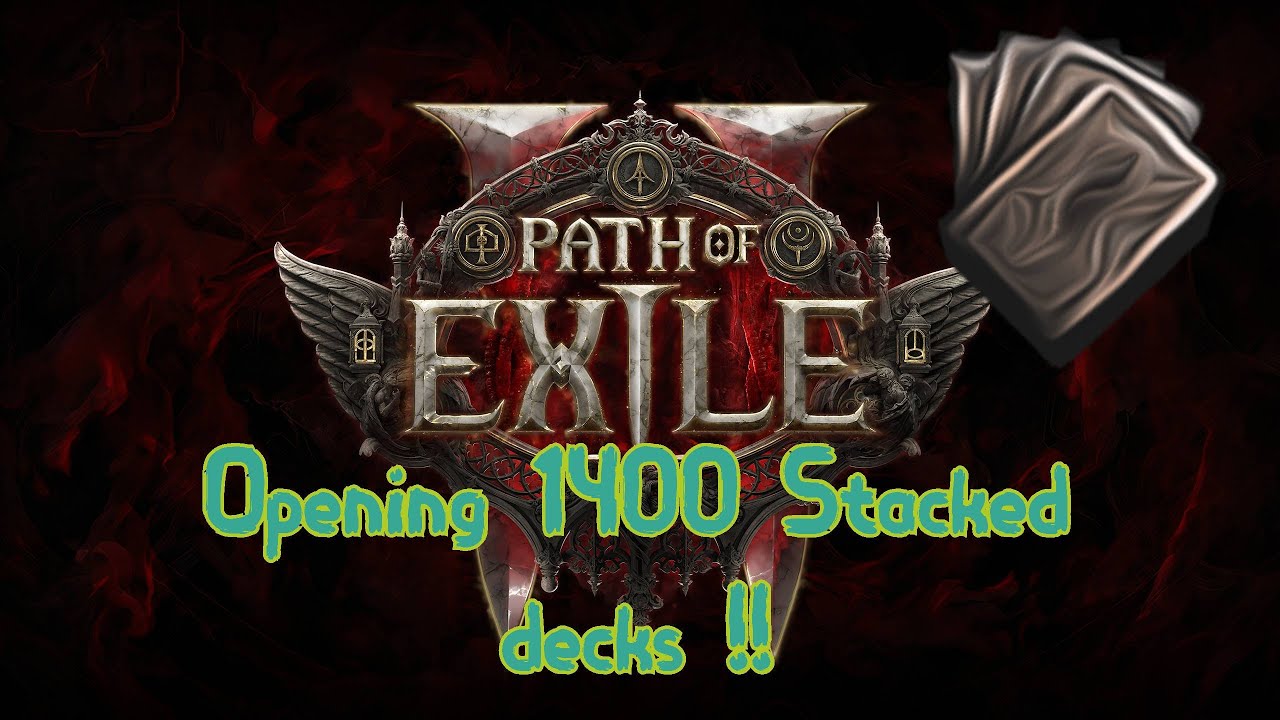 Opening 1400 stacked decks ! - YouTube