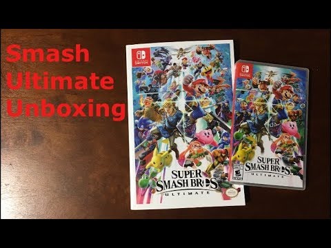Super Smash Bros Ultimate Unboxing - YouTube