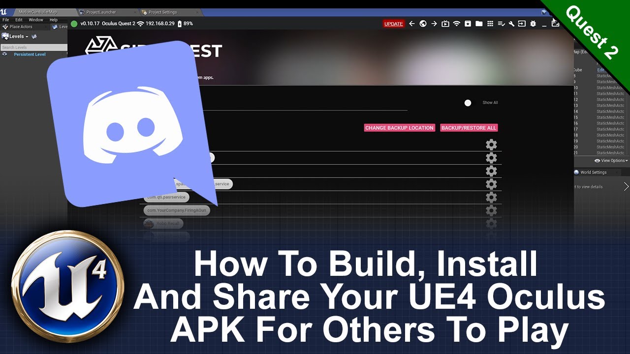 Discord Help, How To Build, Install And Share Your UE4 Oculus Quest APK ...