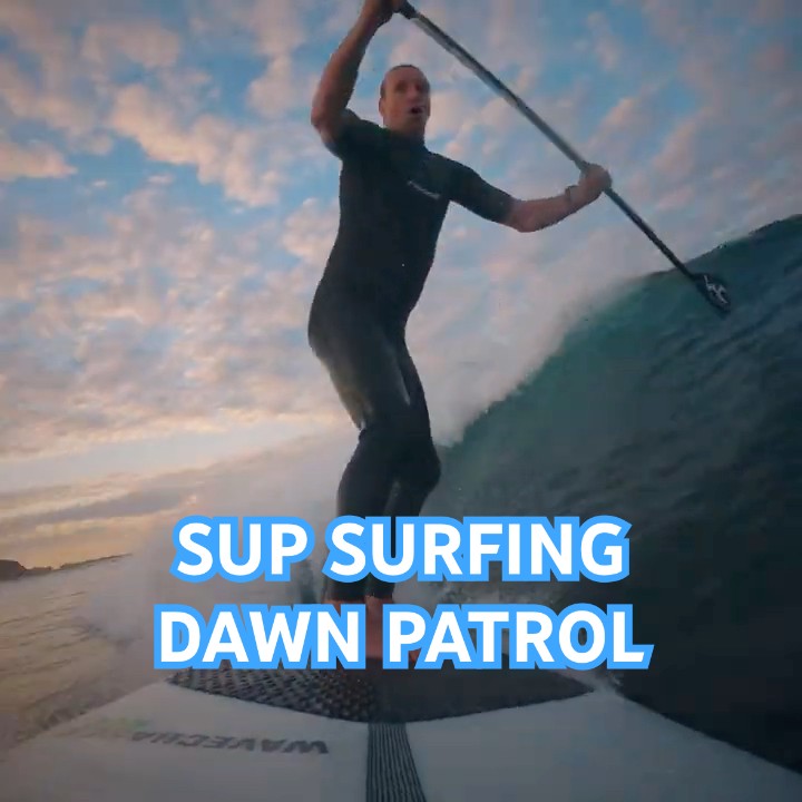 SUP Surfing Dawn Patrol - YouTube