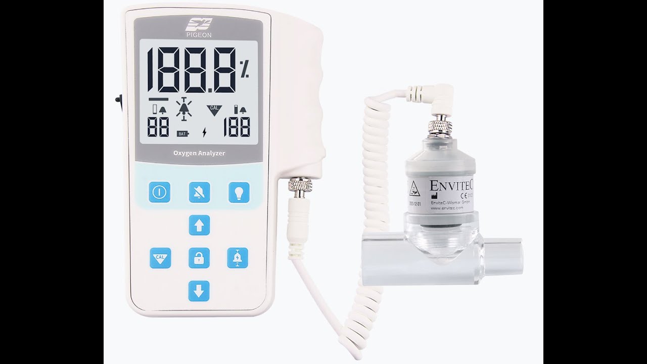220527 Oxygen Analyzer Pigeon III use guide - YouTube