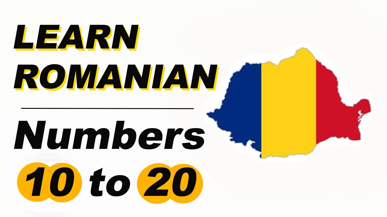 Learn Romanian: Numbers 10 to 20 - YouTube