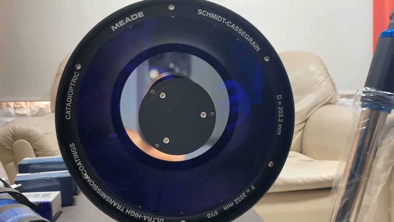 UNBOXING TELESCOPIO Meade LX80 8" 203,2mm F10 2032mm Armado AUDIOSTAR ...