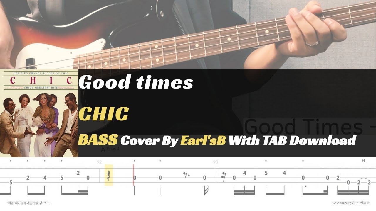 Chic_Good times_Bass Cover Solution No.185 with TAB (칙_굿 타임즈 베이스 커버 타브 ...