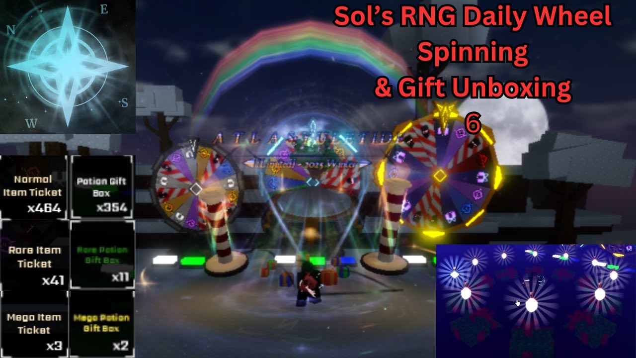 Using 508 tickets & 367 gift boxes |Sol's RNG| - YouTube