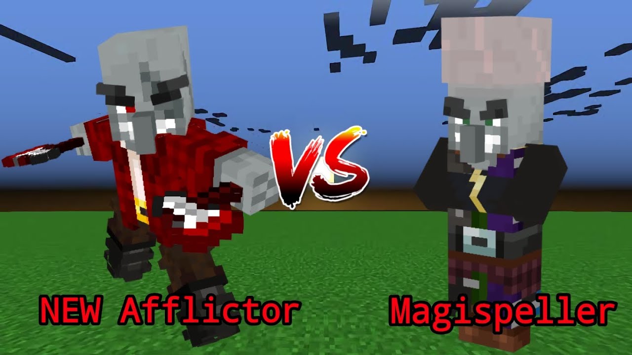 NEW Afflictor (Remake) vs Magispeller | Minecraft Mob Battle - YouTube