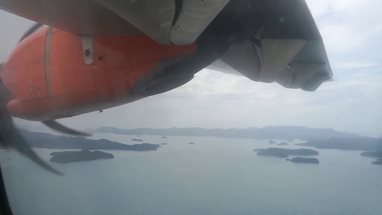 Landing at Langkawi airport - Firefly airlines - YouTube
