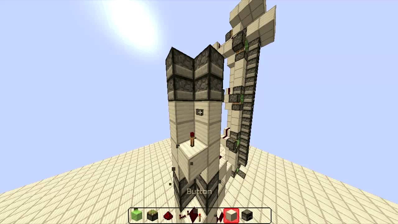 [TUTO] Ascenseur a slim bloc | Ep 3 | [1.8 MINECRAFT] - YouTube