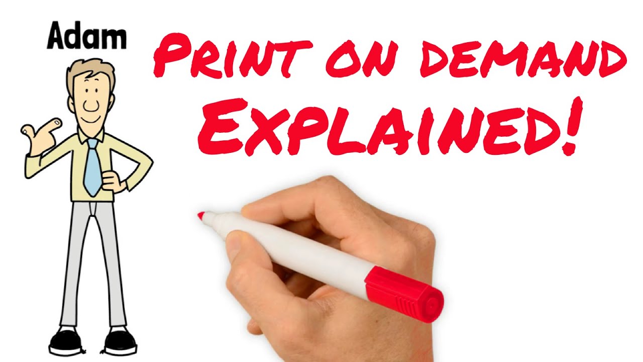 What Is The Print On Demand Business Model? SIMPLE Explanation. - YouTube