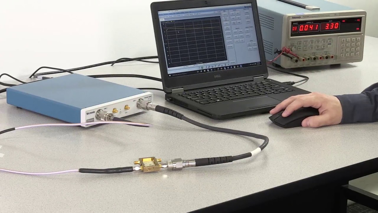Tektronix TTR500 Series Vector Network Analyzers Making an Amplifier ...