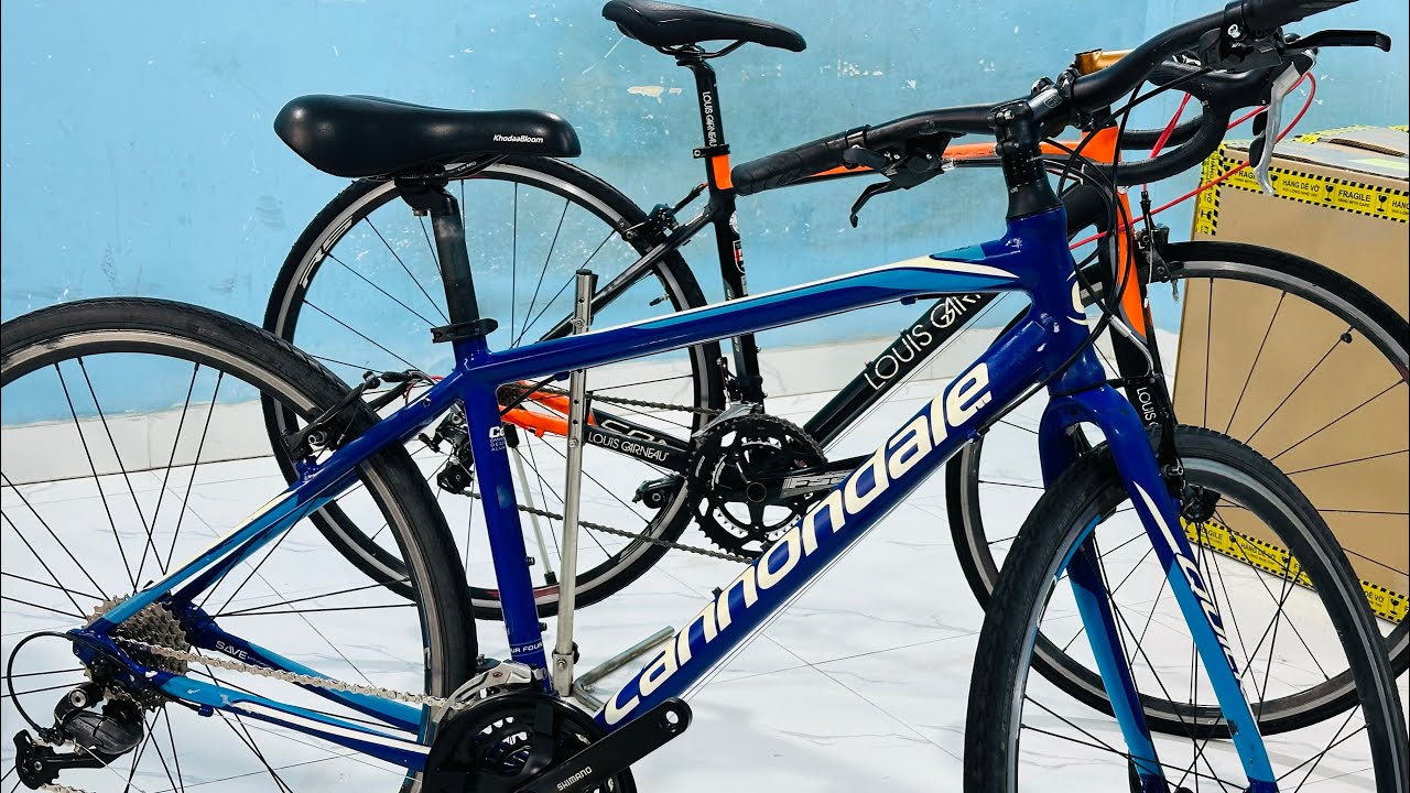 (7/6) Xe đạp Nhật bãi Cannondale Quick 4 Mỹ, LouisGarneau CENCOMP 105 VIP. 0975158377 - YouTube