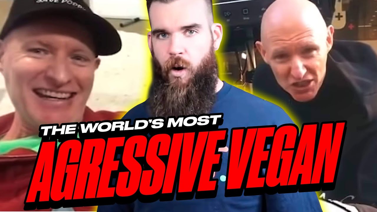 The Worlds Most Aggressive Vegan Activist - YouTube