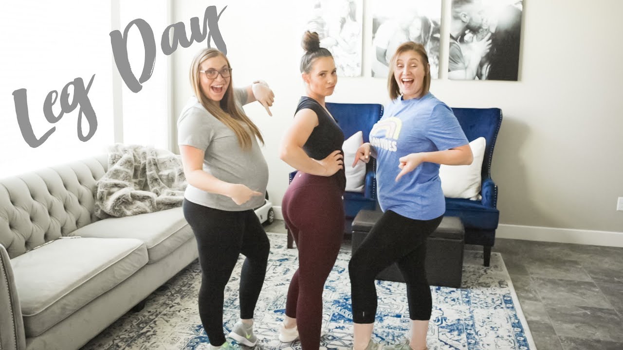 Simple At Home Leg Workout For All Levels Of Fitness - YouTube