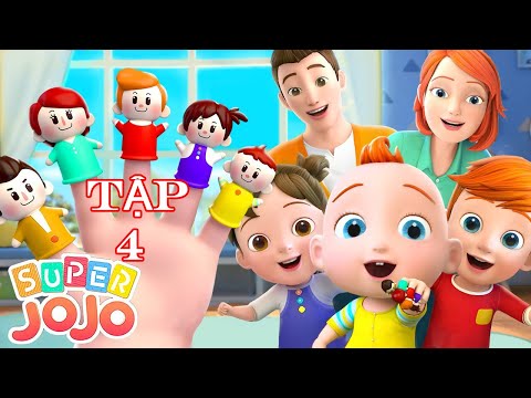 Bé SUPER JOJO| Tập 4| Học tiếng anh qua bài hát| Five little ducks