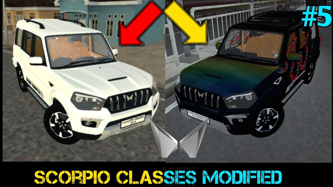 Modified Mahindra Scorpio classics car black colour - YouTube