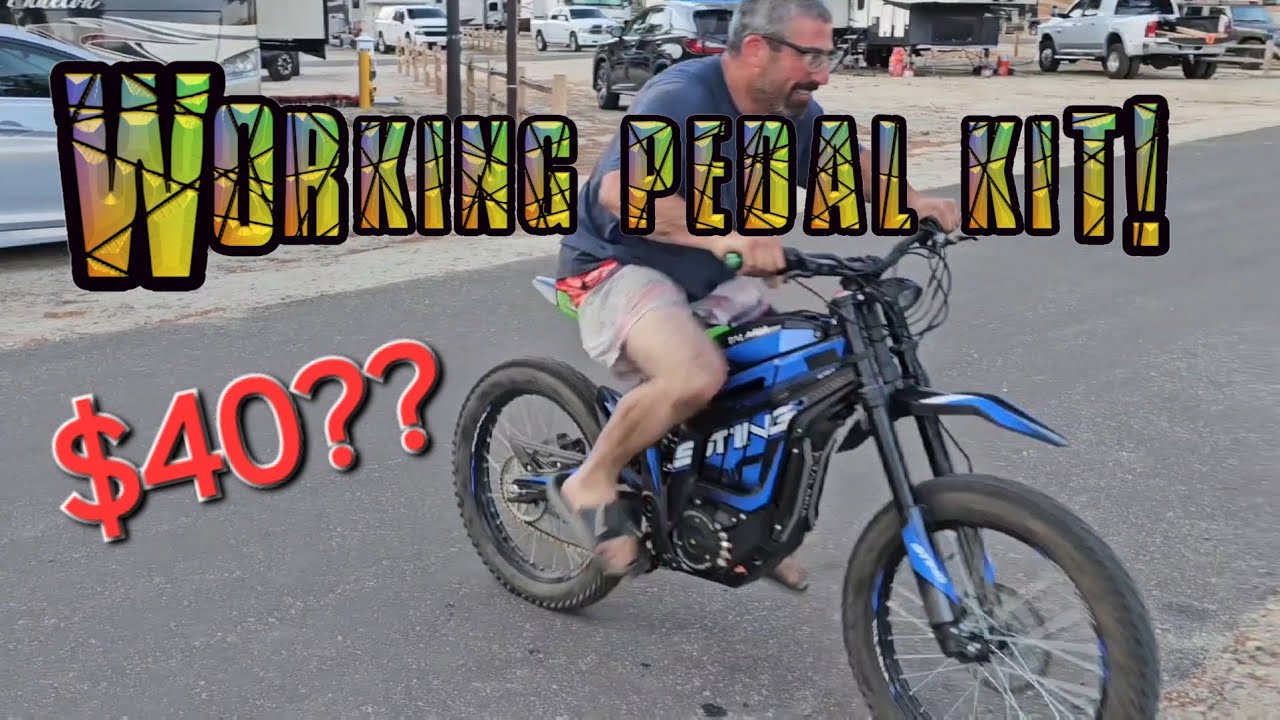 DIRT CHEAP TALARIA PEDAL KIT! - YouTube