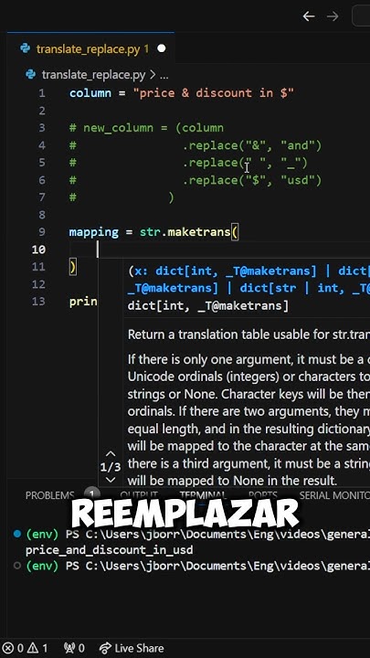A que no conocías este método de strings en Python #shorts - YouTube