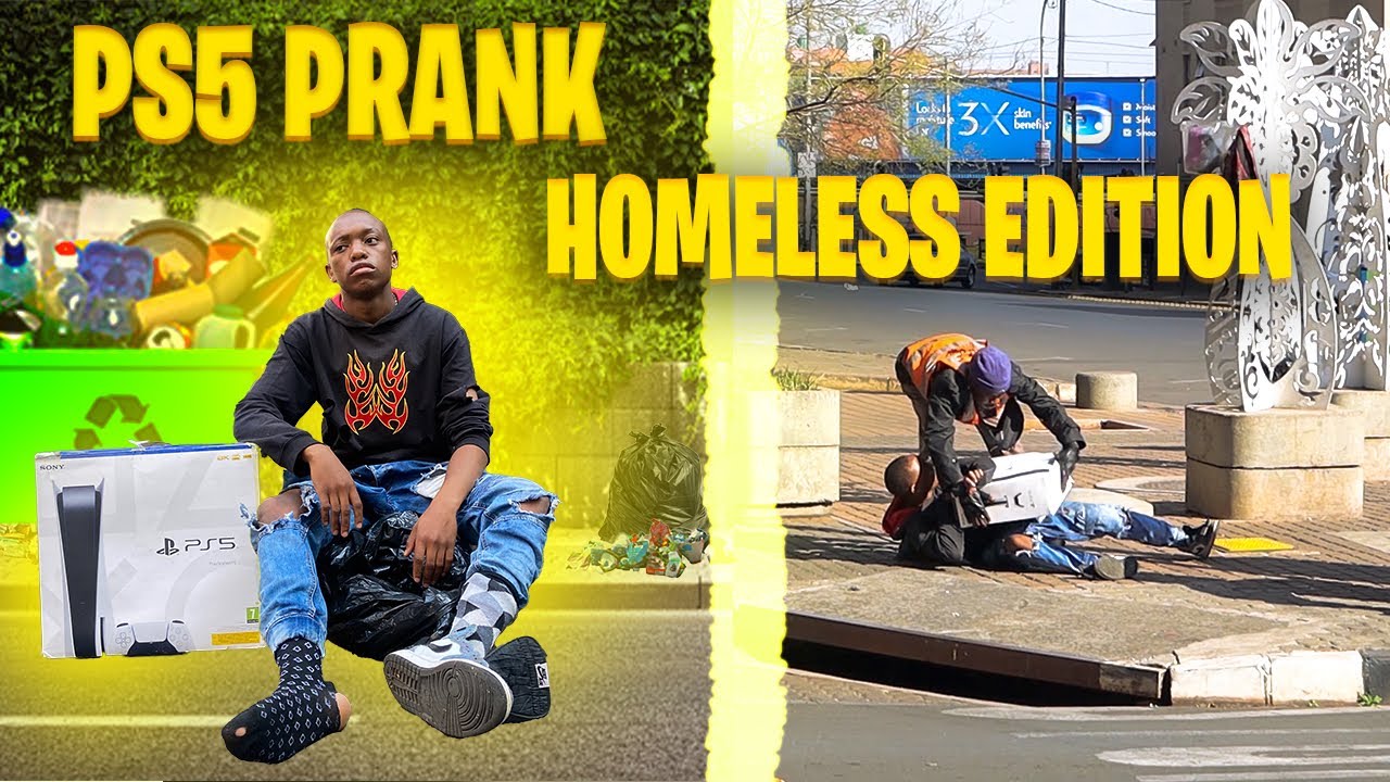 PS5 Prank In South Africa (Homeless Edition) - YouTube