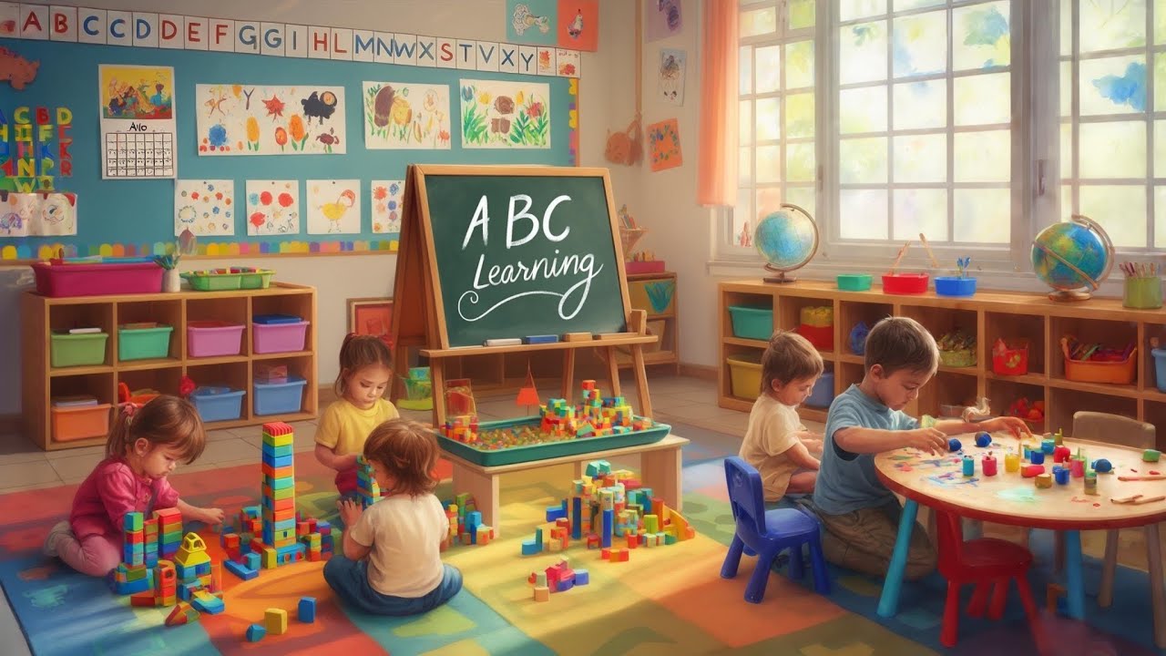 A For Apple | A B C Learning | PreSchool Learning Class | Alphabets for ...