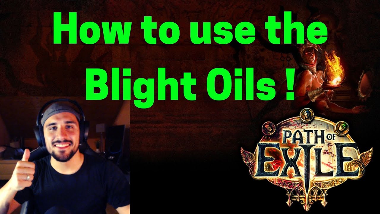 How to use the Blight Oils + All about it ! ( POE ) - YouTube