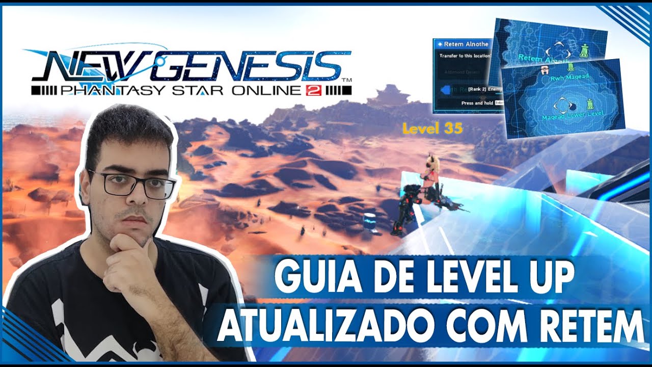 PSO2 New Genesis - Guia de LEVEL UP atualizado com Retem! Pegando level ...